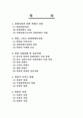 한류의 성공사례-1페이지