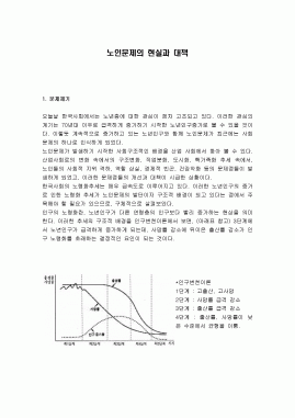 노인문제의 현실과 대책-1페이지