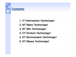 미래 유망산업 6T (IT, NT, BT, CT, ET, ST)-1페이지