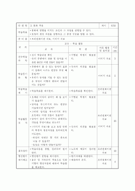 중학교 1학년 풍화작용- 세부지도안-1페이지