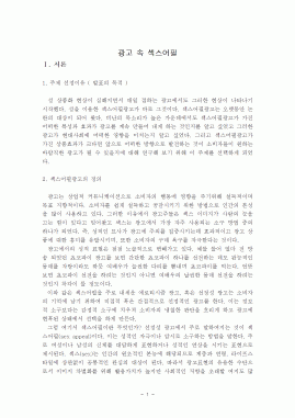 광고에서의 섹스어필 사례와 문제점 및 섹스어필 규제 방안과 나아갈 방향제언-1페이지