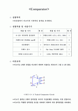 Comparator 비교기-1페이지