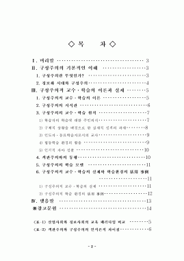 교육의 새로운 패러다임, 구성주의(Constructivism)에 대하여-1페이지