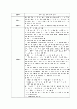 [분석화학실험] 부피측정기구 검정-1페이지