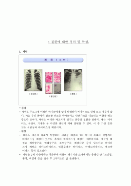 폐렴, 천식, 장염, 패혈증, 세기관지염, 급성 위장염에 대한 문헌고찰-1페이지