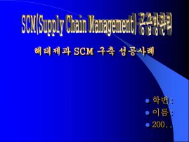 SCM 성공사례-1페이지