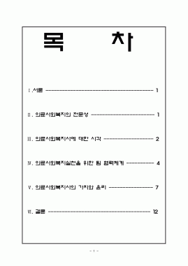 의료사회복지의 전문성과 의료사회복지사-1페이지