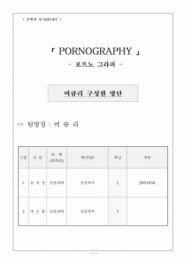 포르노그라피란?-1페이지