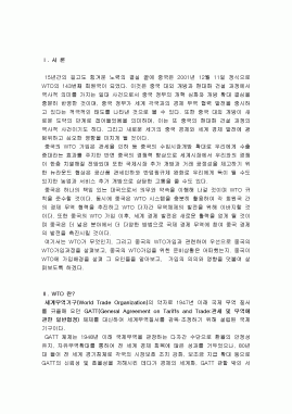 중국의 WTO 가입배경-1페이지