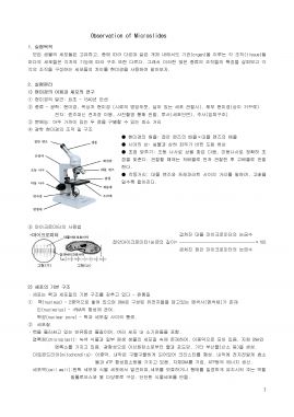 현미경 관찰-1페이지