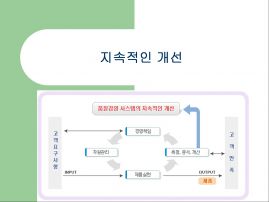 품질경영의 방법(지속적인 개선)-1페이지