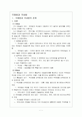 국제법과 국내법-1페이지