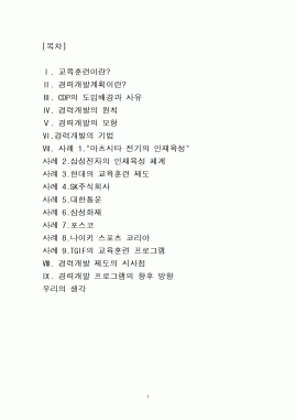 [인문과학] 종업원 경력개발과 교육훈련-1페이지