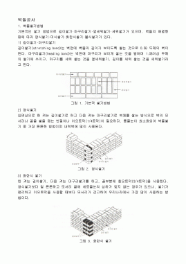 벽돌공사쌓기-1페이지