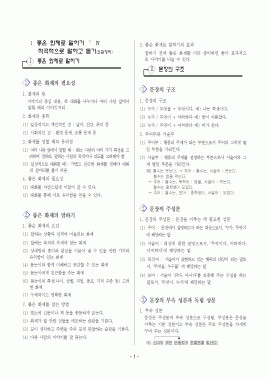 [과외]중학 국어 3-2학기 중간 3단원-좋은 화제로 말하기-1페이지