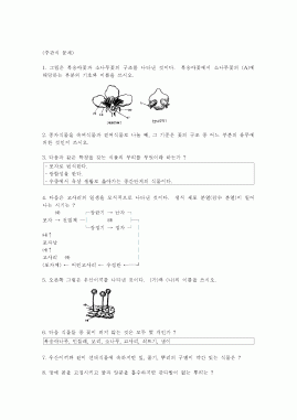 [과외]1.생물 땅에서사는식물(주관식문제)-1페이지