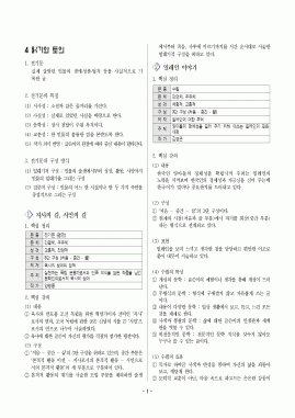 [과외]중학 국어 3-1학기 기말 4단원 읽기와 토의 예상문제-1페이지