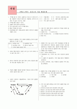 [과외]중학 가정2-1학기 중간 예상문제 07-1페이지