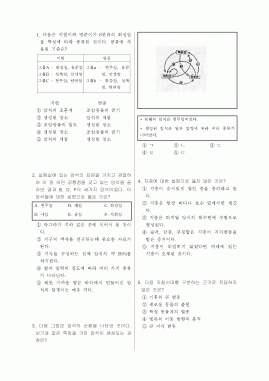 [과외]중학 과학 1-1학기 기말 예상문제 05-1페이지