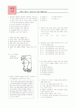 [과외]중학 과학 1-1학기 중간 예상문제 17-1페이지