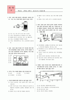 [과외]중학 과학 2-2학기 중간 예상문제 10-1페이지