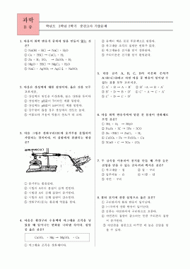 [과외]중학 과학 3-2학기 중간 예상문제 13-1페이지