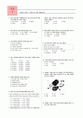 [과외]중학 기술 3-1학기 기말 예상문제 20-1페이지