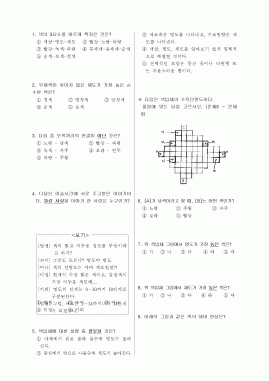 [과외]중학 미술 1-2학기 기말 예상문제 05-1페이지