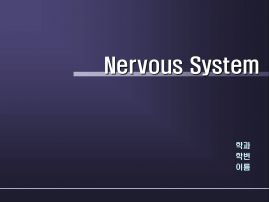 [논문] Nervous System-1페이지