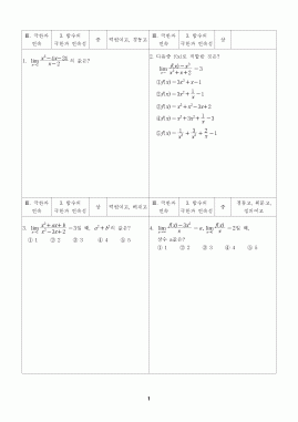 [과외]고등 수학 1 III-3.함수의 극한과 연속성-1페이지