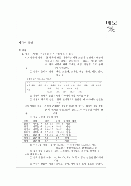 [과외]고등 과학  지각의 물질-1페이지