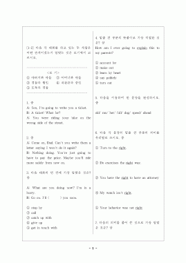 [과외]고1 영어 출판사공통 예상 내신문제 04-1페이지