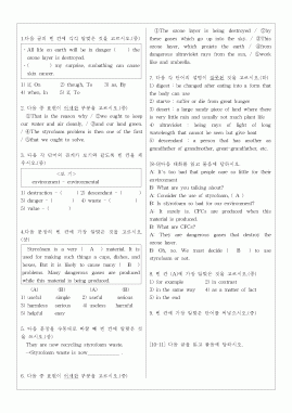 [과외]고1 영어 출판사공통 예상 내신문제 22-1페이지