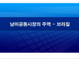 남미공동시장의 주역 - 브라질-1페이지