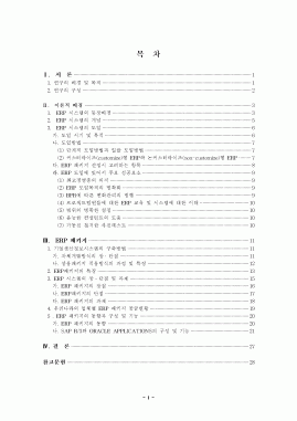 [경영학] 경영혁신을 위한 ERP구축에 관한 고찰-1페이지