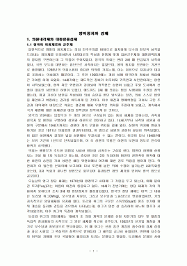 영국과 미국의 정치와 경제에 대해서 조사하기-1페이지