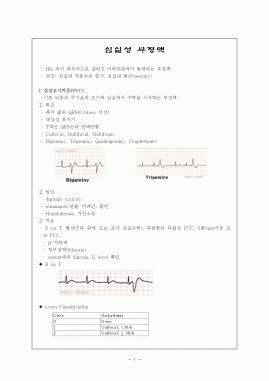 심실성 부정맥-1페이지