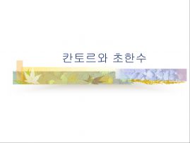 칸토르와 초한수-1페이지