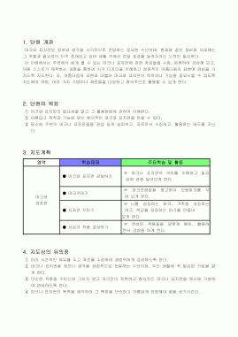 꾸미기와 만들기 영역 지도안 - 마크와 표지판-1페이지