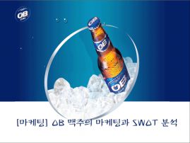 [마케팅] OB 맥주의 마케팅과 SWOT 분석-1페이지