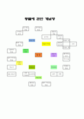 수학과 언어활동의 통합영역 - 수와연산, 통물에 관한 개념망-1페이지