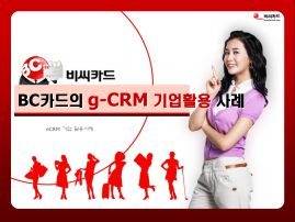 BC카드의 g-CRM 기업활용 사례-1페이지