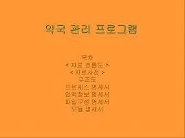 약국관리 프로그램-1페이지