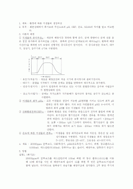 [환경공학] 환경에 따른 미생물의 생장곡선-1페이지