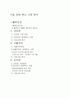 기업 경영혁신 사례분석-1페이지