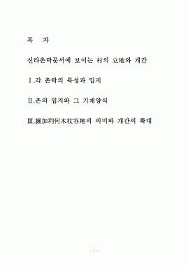 신라촌락문서에 보이는 촌의 입지와 개간-1페이지