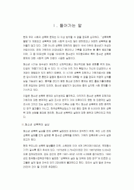 청소년 성폭력 실태와 대책-1페이지