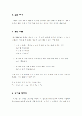 경도실험보고서(로크웰경도기)-1페이지