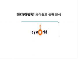 [벤처경영학] 싸이월드(Cyworld) 성공 분석 A+-1페이지