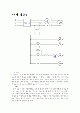 직립기동,Y-기동,리액터기동,콘돌파기동,보상기기동,역전기동-1페이지